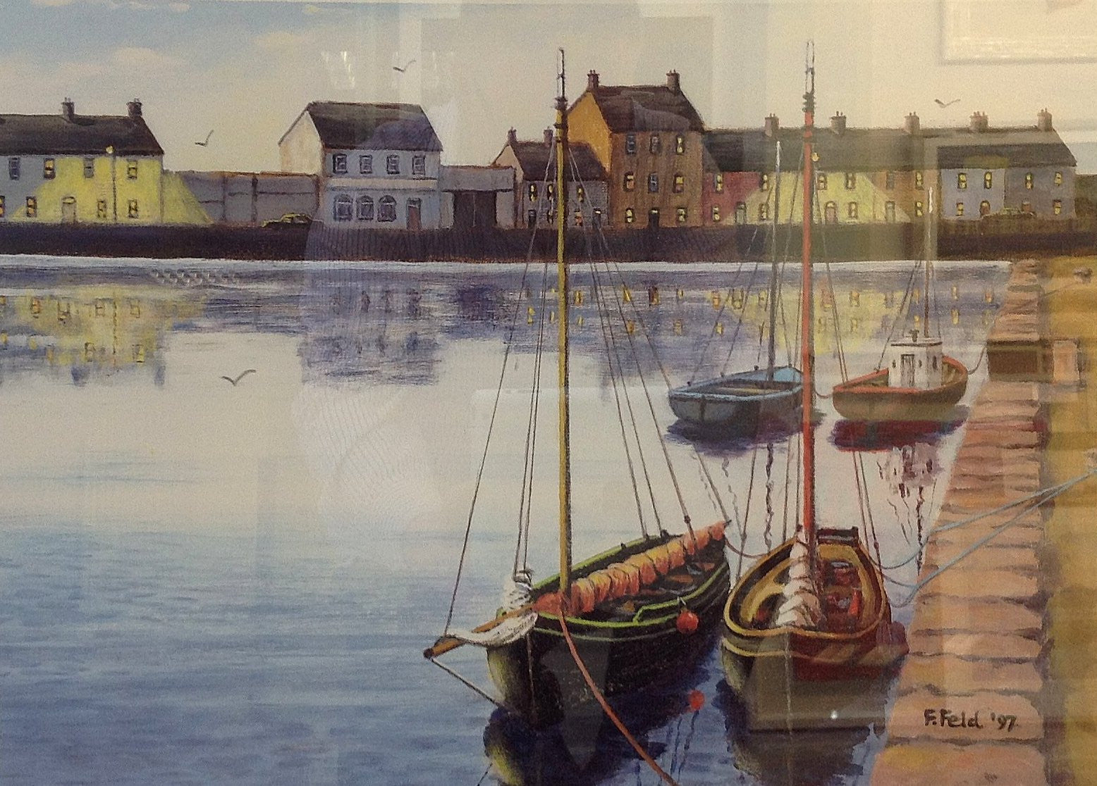 Dawn. Long Walk. Claddagh Galway – The Green Gallery Dublin